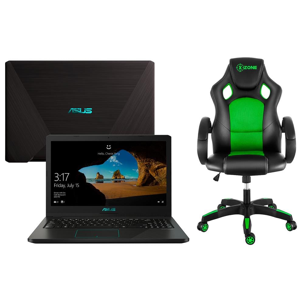 Notebook gamer asus amd ryzen 5 2500u 16gb de ram ssd 240 gb Black ...