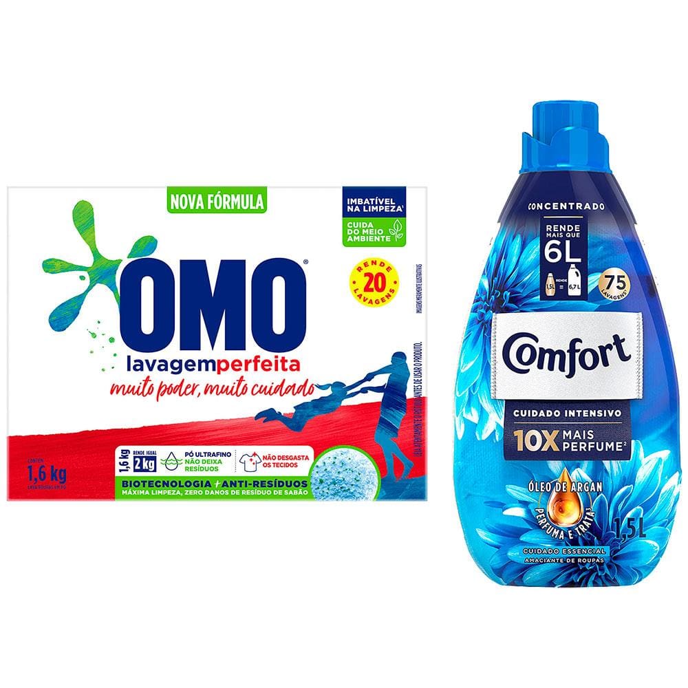 Sabao em po omo amaciante roupa | Extra