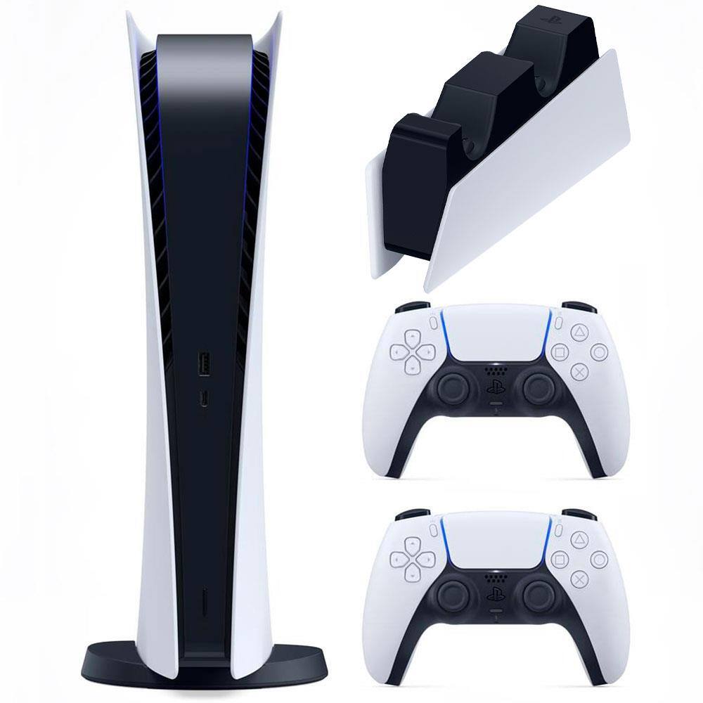 Console playstation 5 digital edition 2 controle sem fio dualsense ...