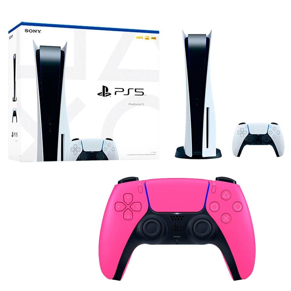 Console playstation 5 825gb controle sem fio dualsense branco | Extra