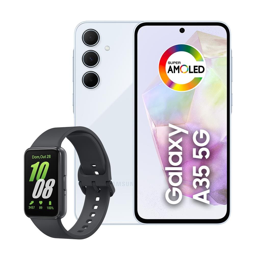 Galaxy Fit3 Grafite Display de 1.6 AMOLED | Extra