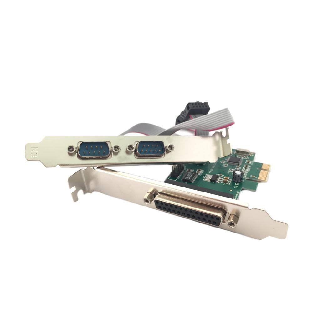 Placa serial 2 portas pci express db9 rs232 feasso | Extra