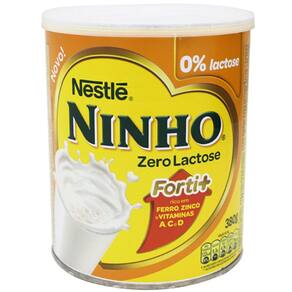 Leite em po ninho forti zero lactose 380g | Extra