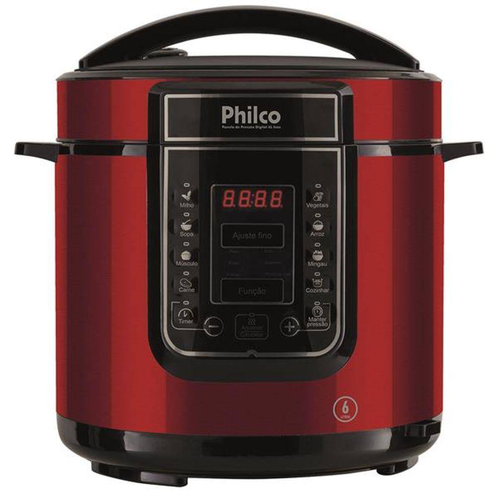 Panela pressao eletrica philco digital 6 litros inox pppv | Extra