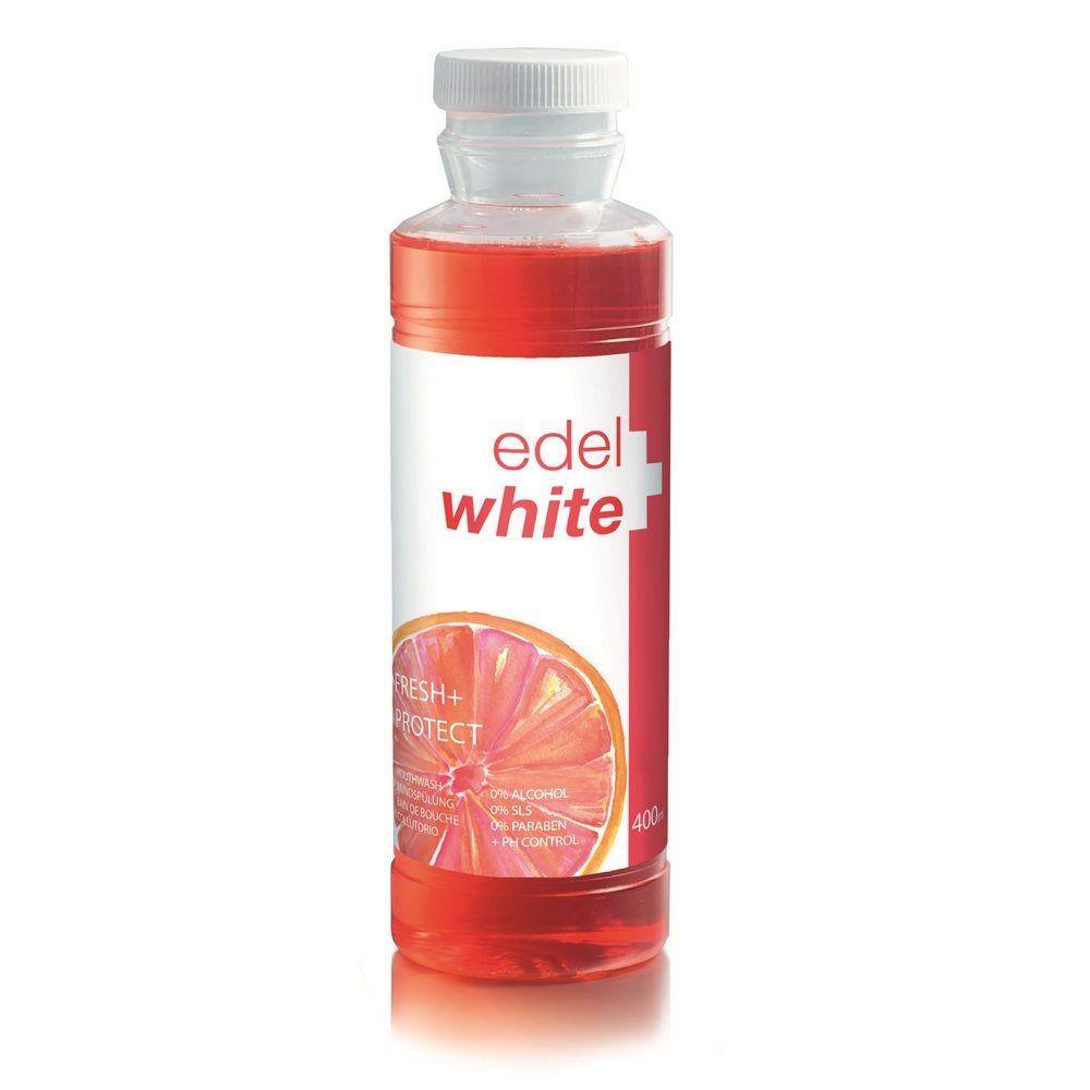 Enxaguatorio bucal fresh protect 400ml edel white | extra | Extra
