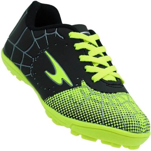 Chuteira Infantil Rayve Society Masculina - Verde/Preta | Extra