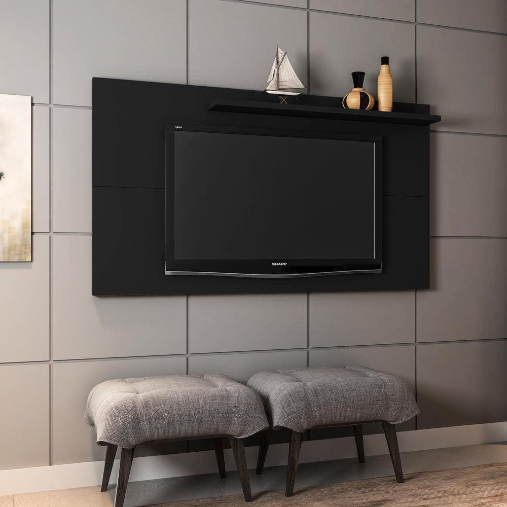 Painel 50 polegadas com prateleira mini sistem | Extra