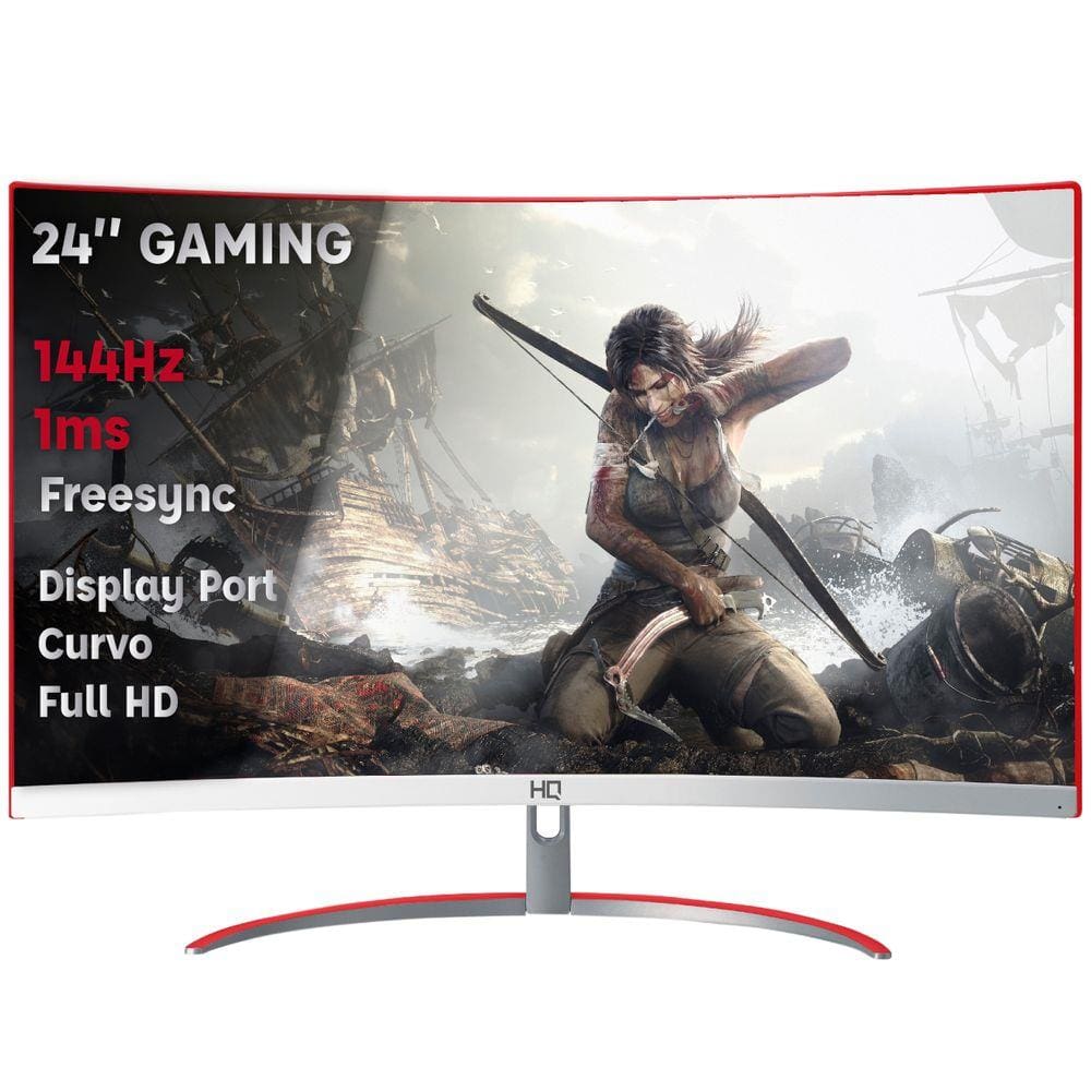 Monitor gamer led curvo 24 1ms 144hz hq 24qhq | Extra