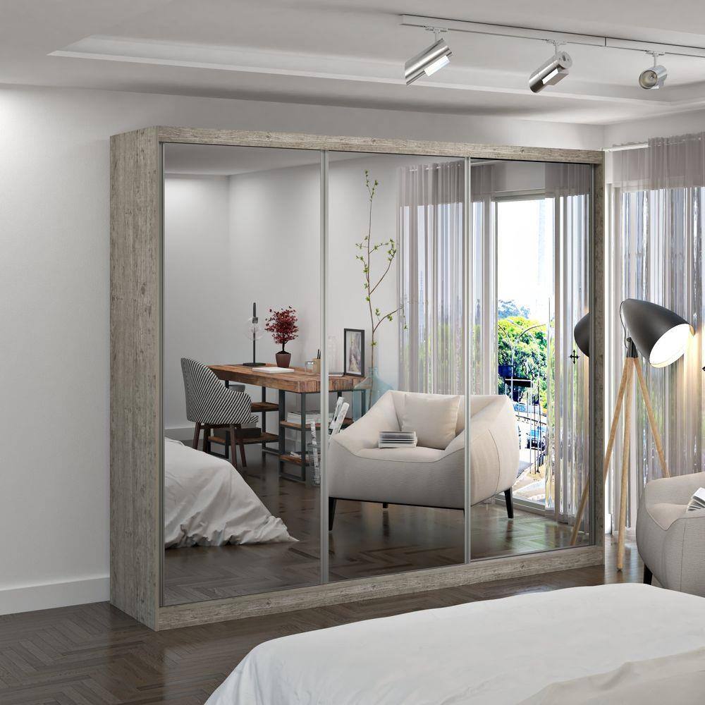 Guarda roupa mdf casal espelhado | Extra