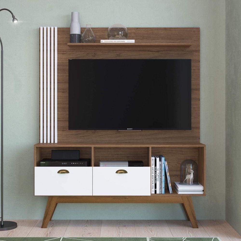 Painel tv 50 polegadas rack mesa redonda | Extra