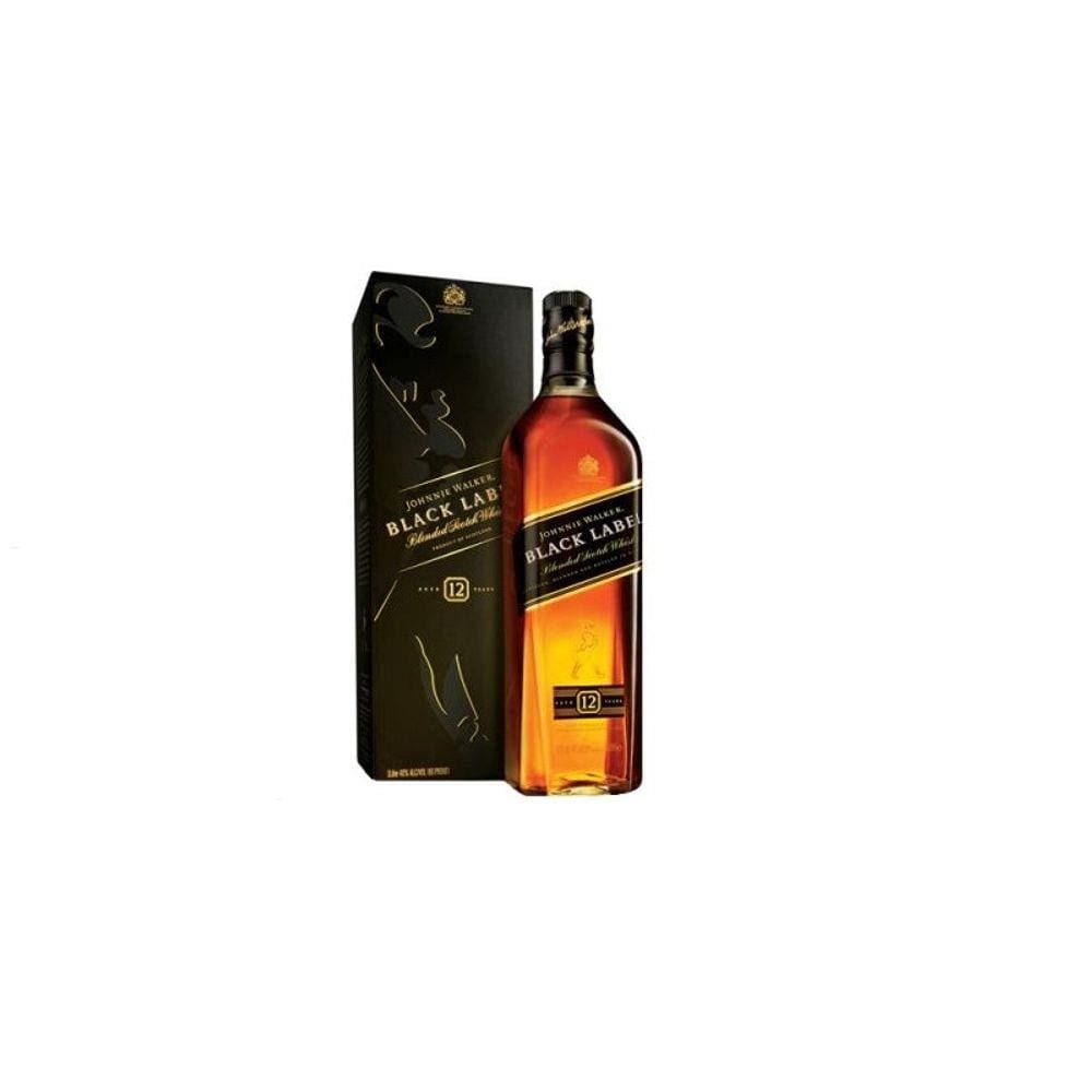 Combo whisky johnnie walker black label 1l 6 unidades | Extra