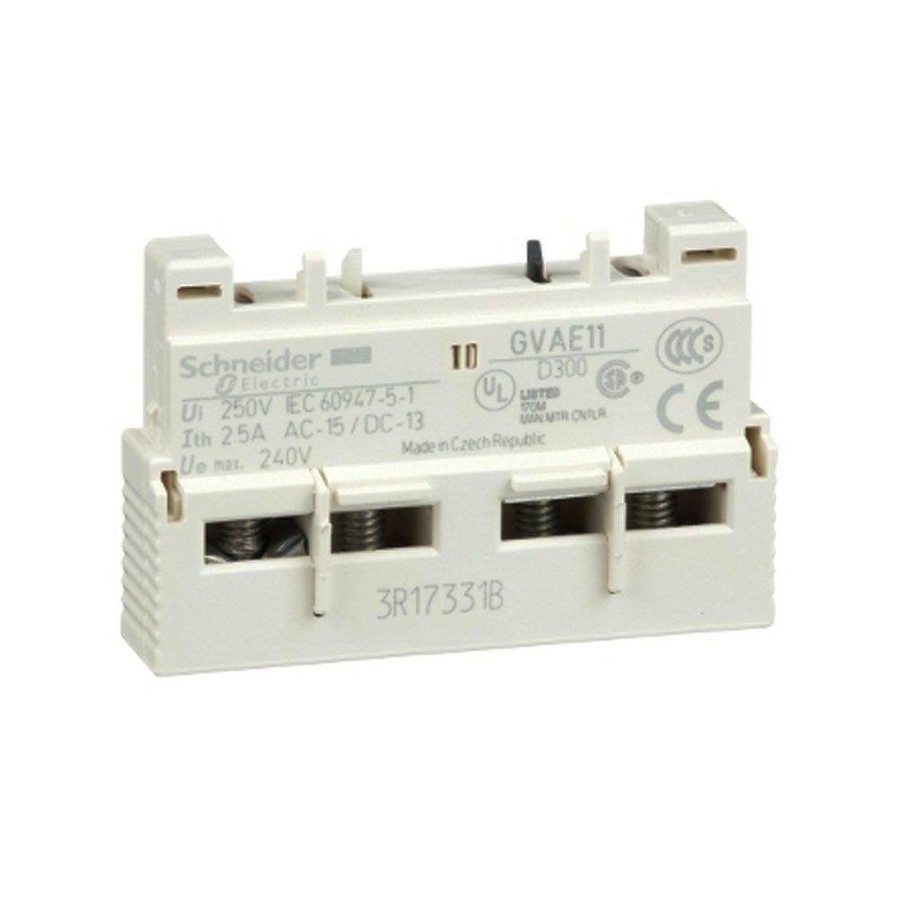 Bloco de contato auxiliar frontal gvae11 1na 1nf schneider | Extra