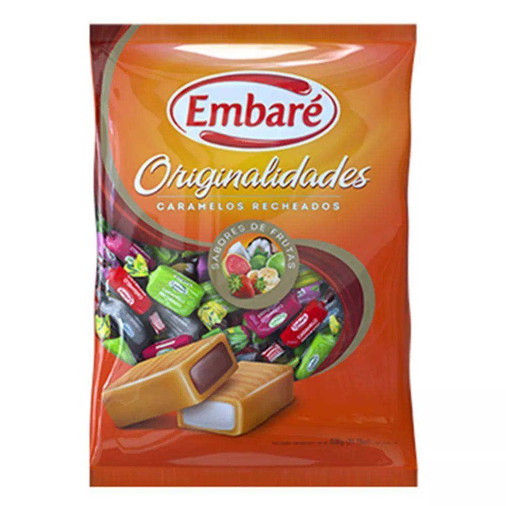 Bala caramelo chocolate 660g embare | Black Friday Extra