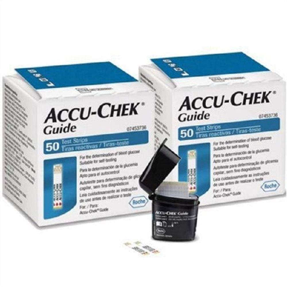 Kit tiras controle glicemia accu chek active | Black Friday Extra