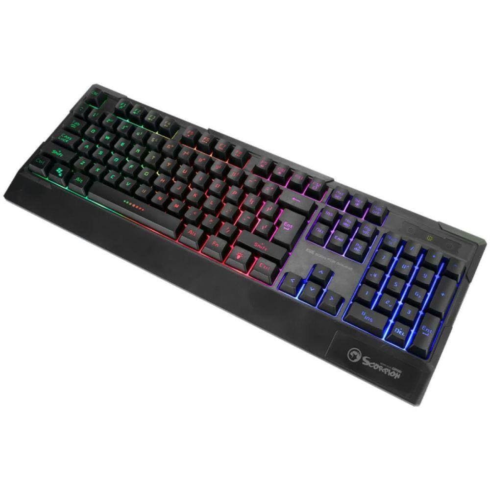 Teclado gamer pichau p421 rgb rainbow pgk p421 rgb | Extra