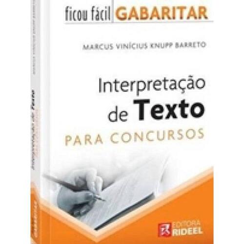 Livro Ficou Facil Gabaritar - Interpretacao De Texto | Extra