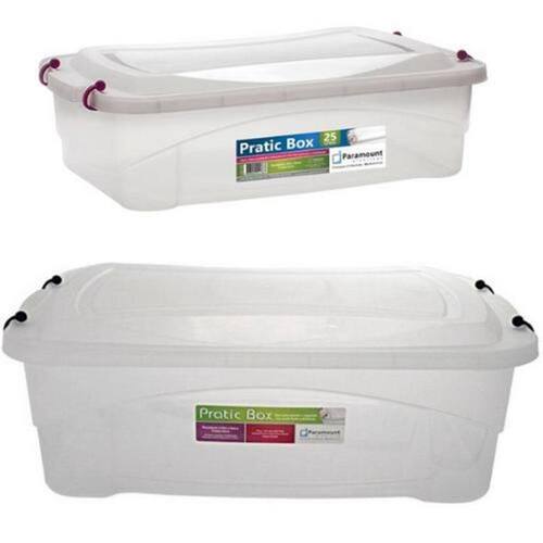 Caixa Plástica 25 Litros + Caixa Plástica | Extra