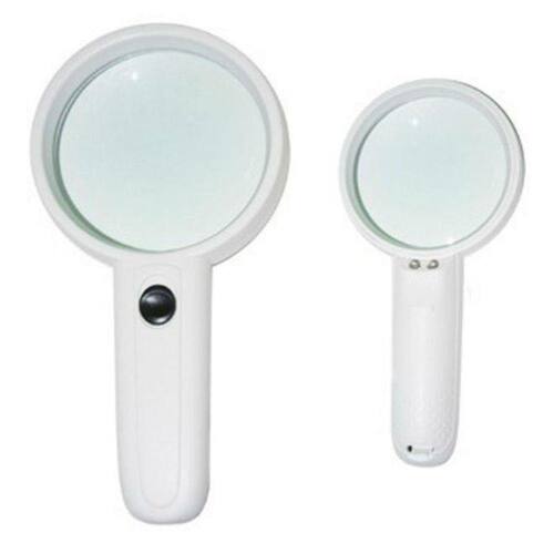 Lupa De Aumento De Mao 75Mm Com Iluminação Led | Extra