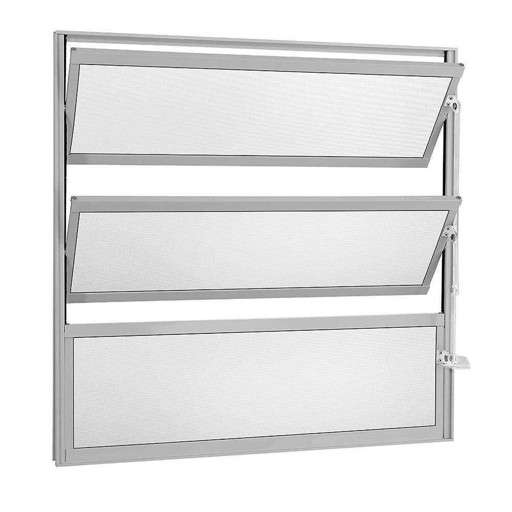 Janela basculante 2 aluminio branco | Extra