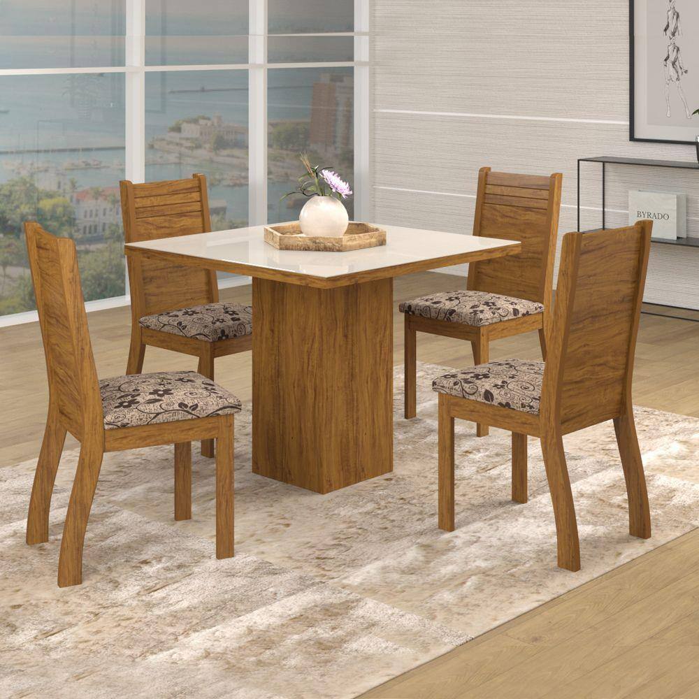 Conjunto de mesa londres imbuia viero com 4 cadeiras napoli canela ... Conjunto de mesa londres imbuia viero com 4 cadeiras napoli canela ...