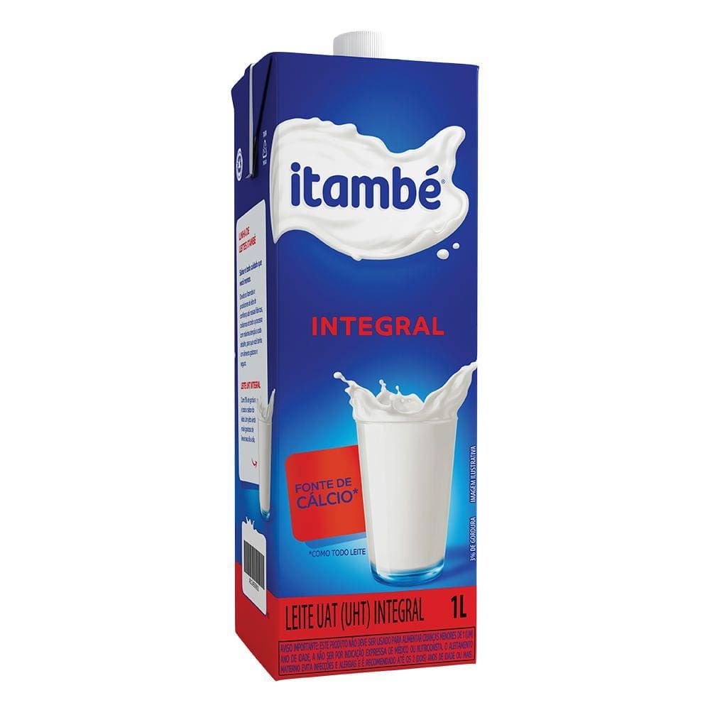 Leite itambe natural integral milk 1 litro | Extra