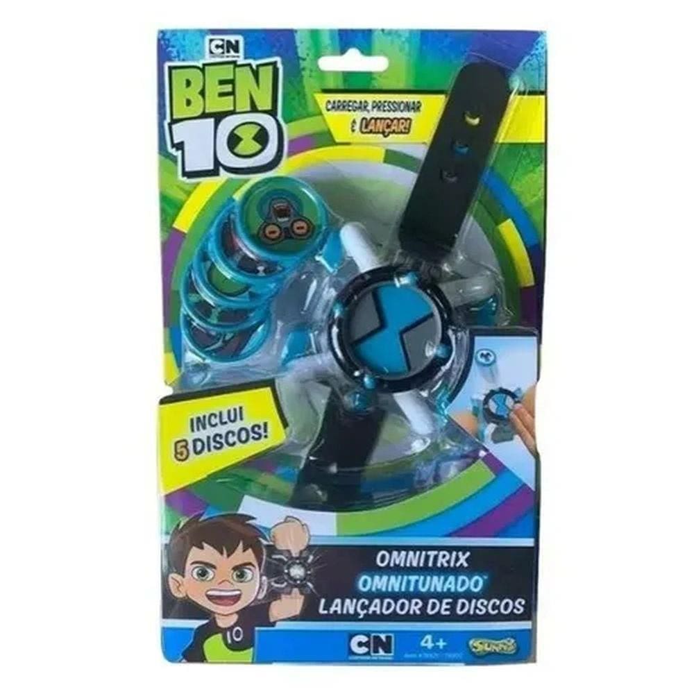 Relogio ben 10 omnitrix lancador disco | Extra