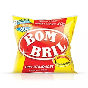 Esponja de aco bombril 1 fardo c 14 pacotes | Extra