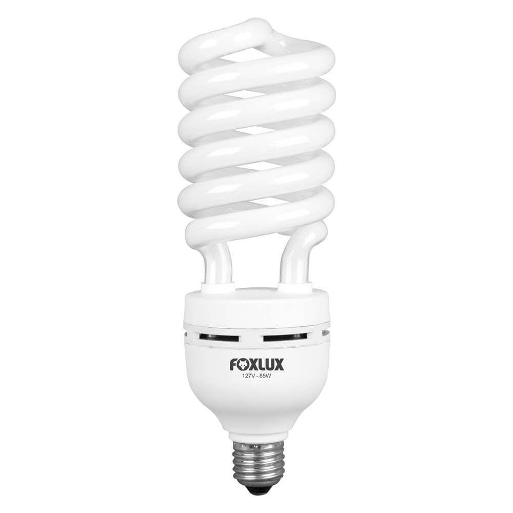 Lampada flc compacta fluorescente espiral 45w 127v branca | Extra