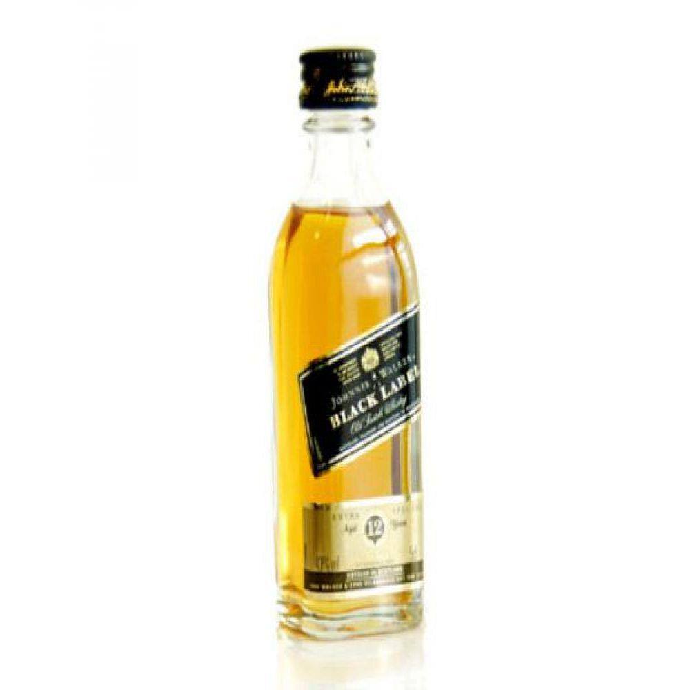 Mini whisky johnnie walker black label 50ml | Extra