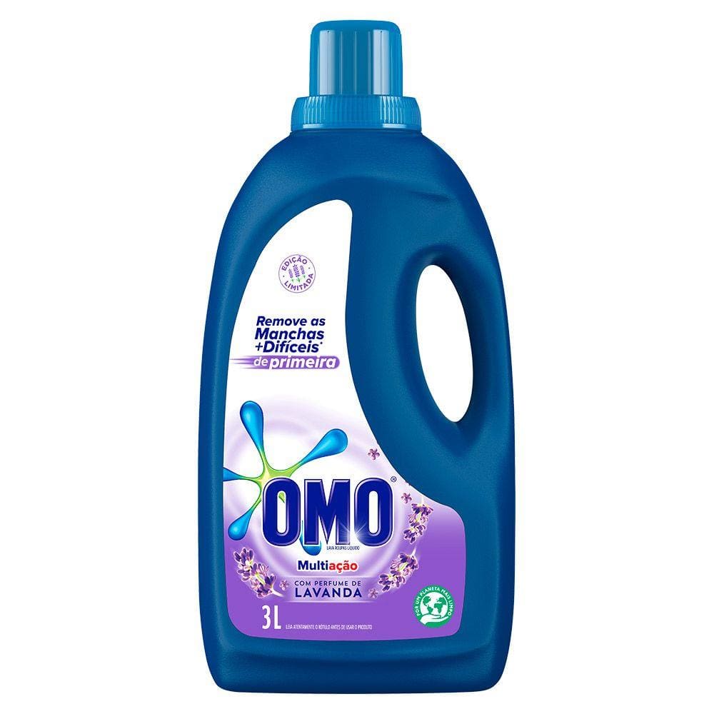 Sabao liquido omo lavanda edicao especial 3l omo | Extra