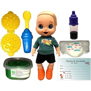 Boneca baby alive que come comidinha e faz coco na fralda | Extra