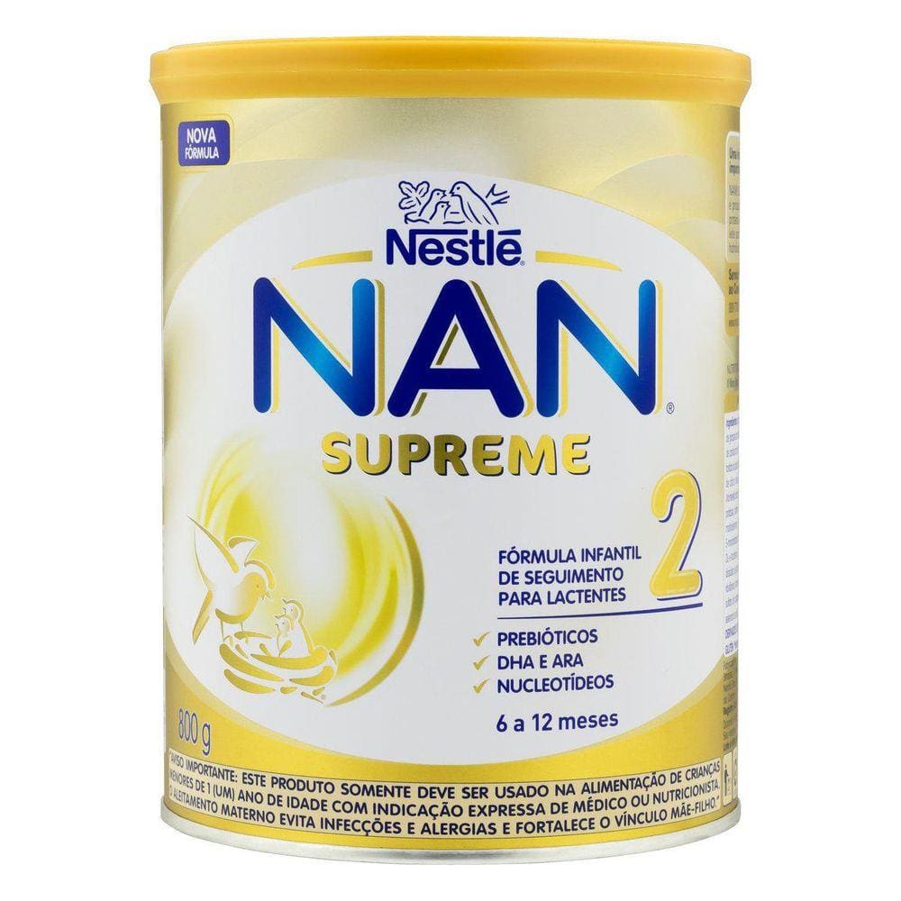 Leite nan 2 supreme 800 g | Extra