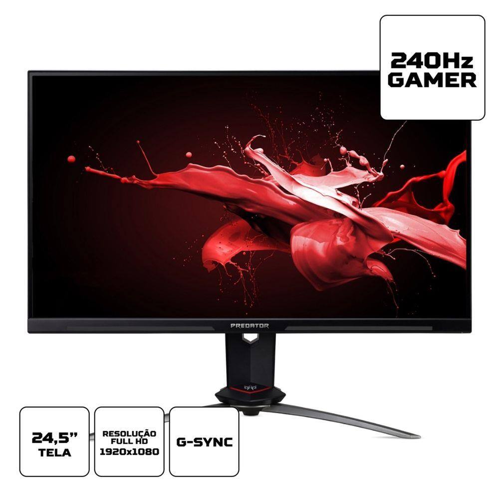 Monitor gamer acer vg240y painel ips | Extra