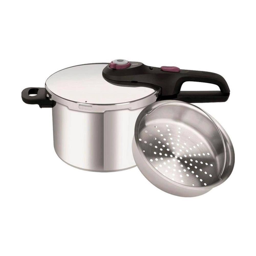 Panela pressao rochedo 6 litros com fundo triplo inox | Extra