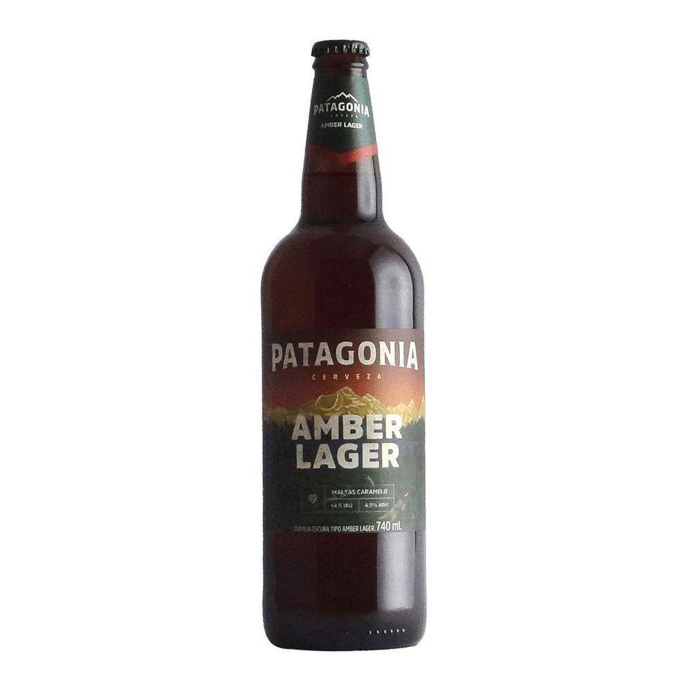Cerveja Patagonia Amber Lager 355ml Caixa 6 Unidades Extra