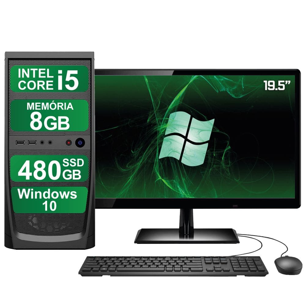 Computador completo intel core i5 8gb ssd windows10 | Extra Computador completo intel core i5 8gb ssd windows10 | Extra