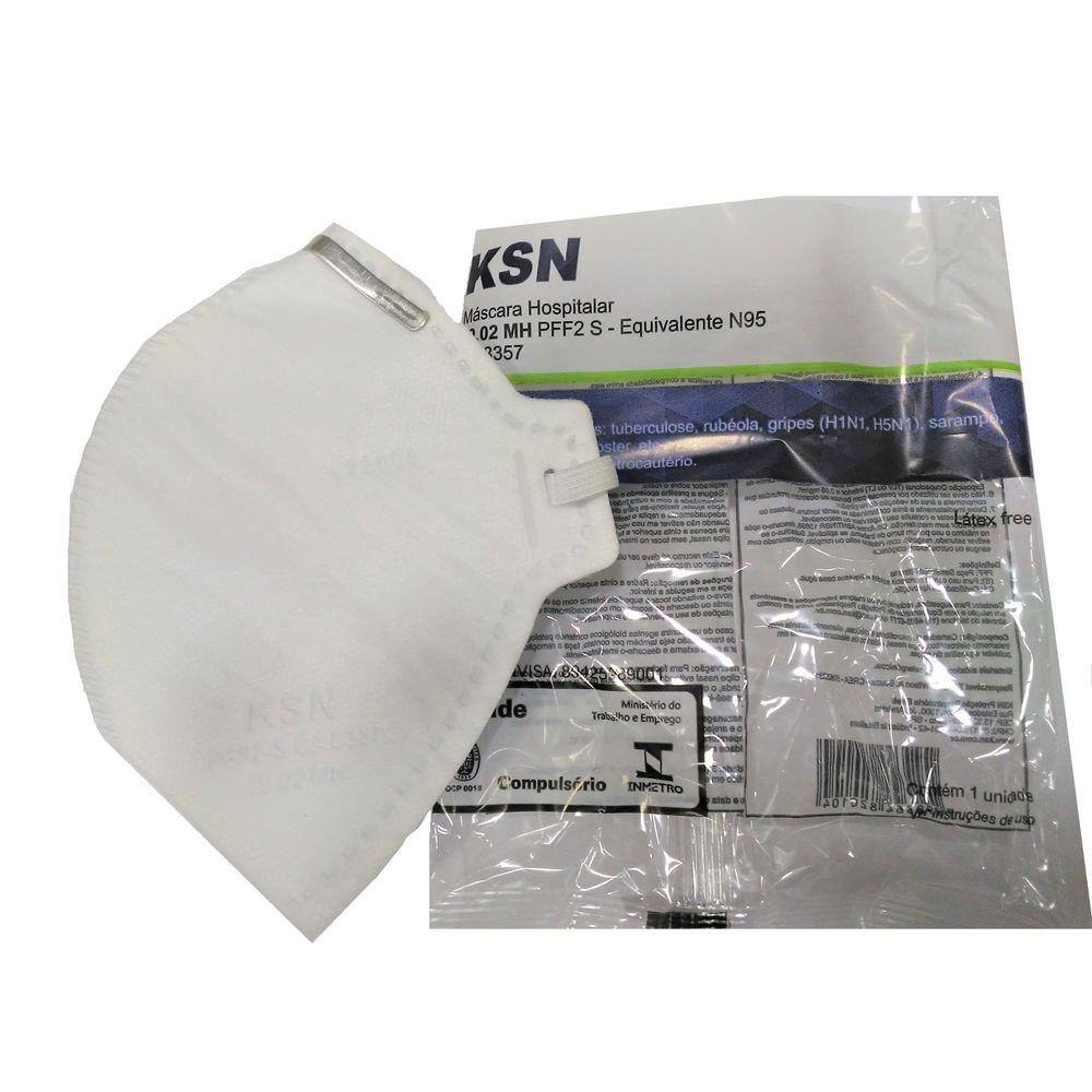 Mascara n95 pff2 epi kit 100 unidades marca ksn certificacao anvisa e ...