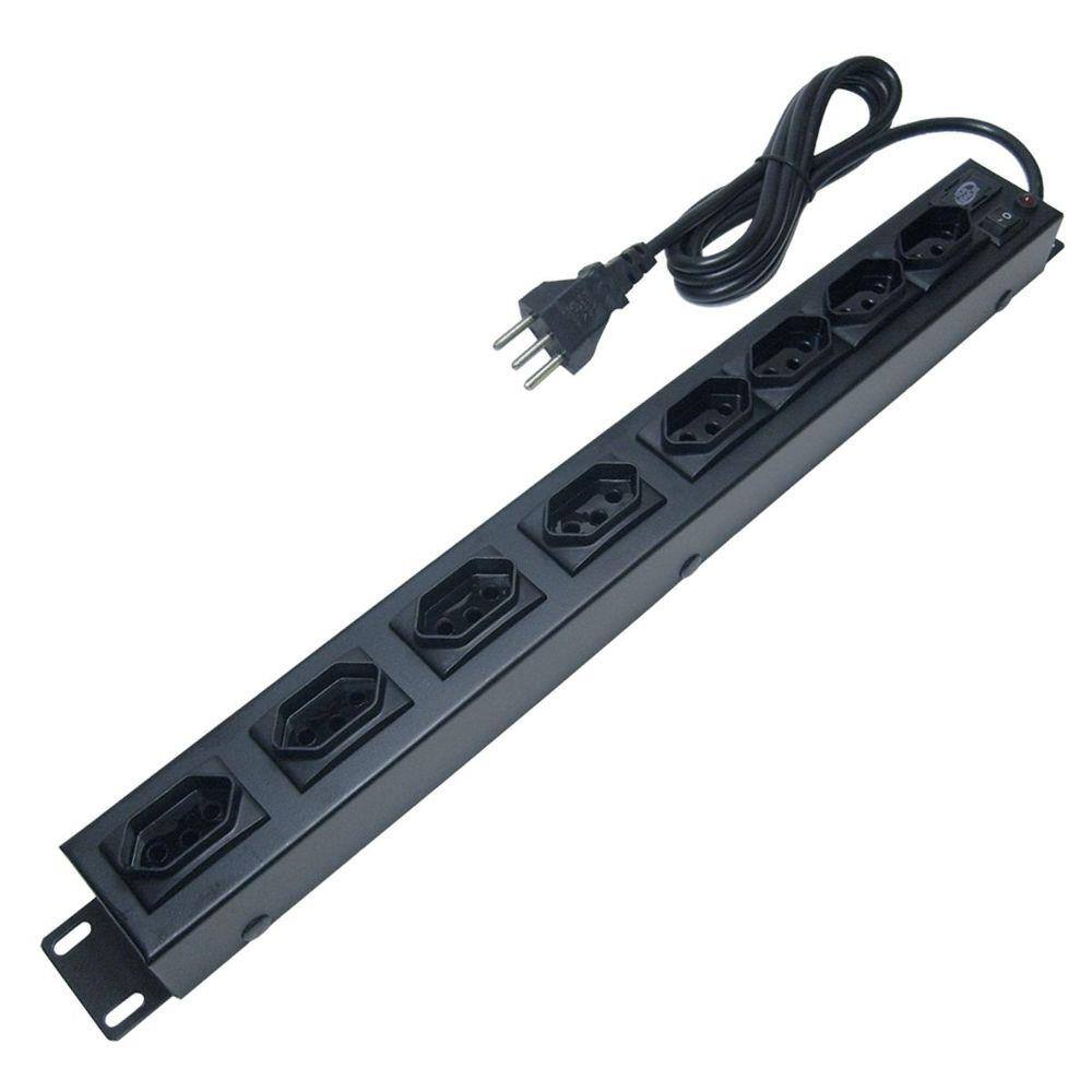 Filtro linha regua rack 08 tomadas | Extra