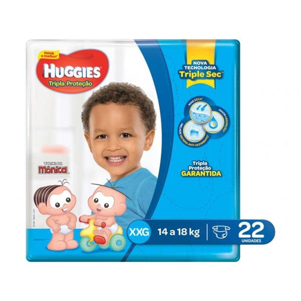 Fralda huggies xxg tripla protecao xxg | Extra