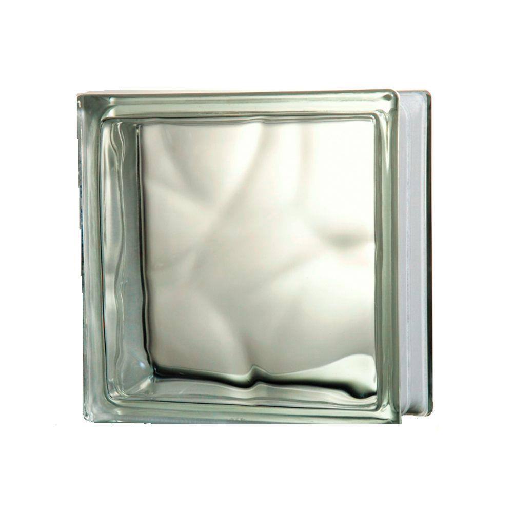 Bloco vidro clean liso incolor 19x19x8cm | Black Friday Extra