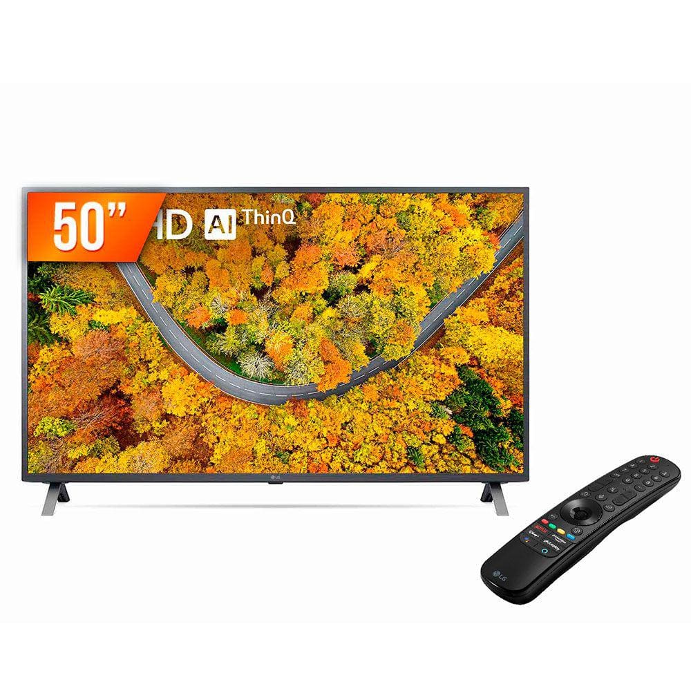 Smart tv 50 polegadas 4k lg controle magic | Extra