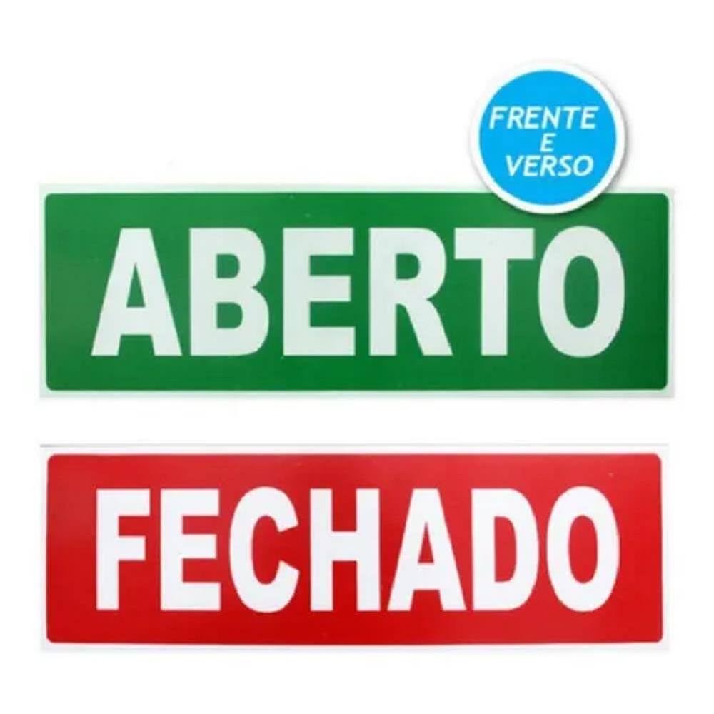 Placa aberto ou fechado | Extra