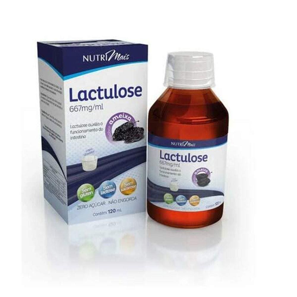 Lactulose xarope sabor ameixa 120ml nutriex | Extra