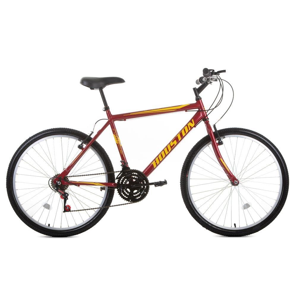 Bicicleta aro 26 houston foxer hammer com 21 marchas vermelha | Extra Bicicleta aro 26 houston foxer hammer com 21 marchas vermelha | Extra