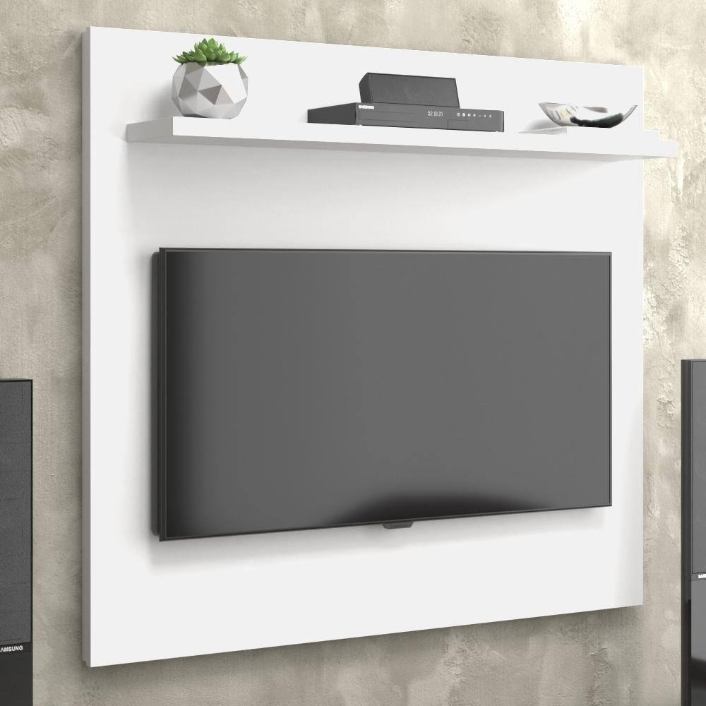 Painel tv yan 32 branco acetinado patrimar moveis | Extra
