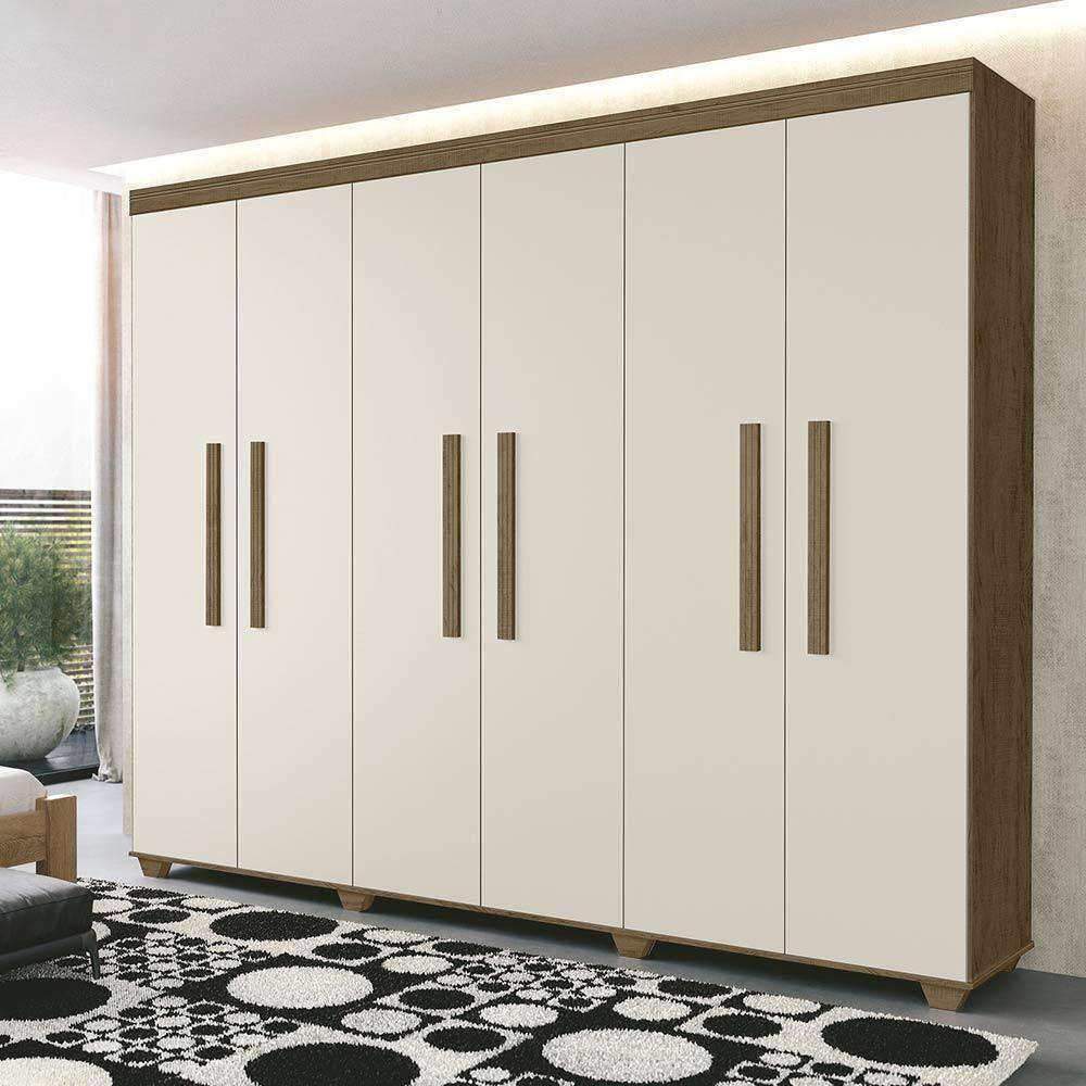 Guarda roupa casal off white frete gratis | Extra