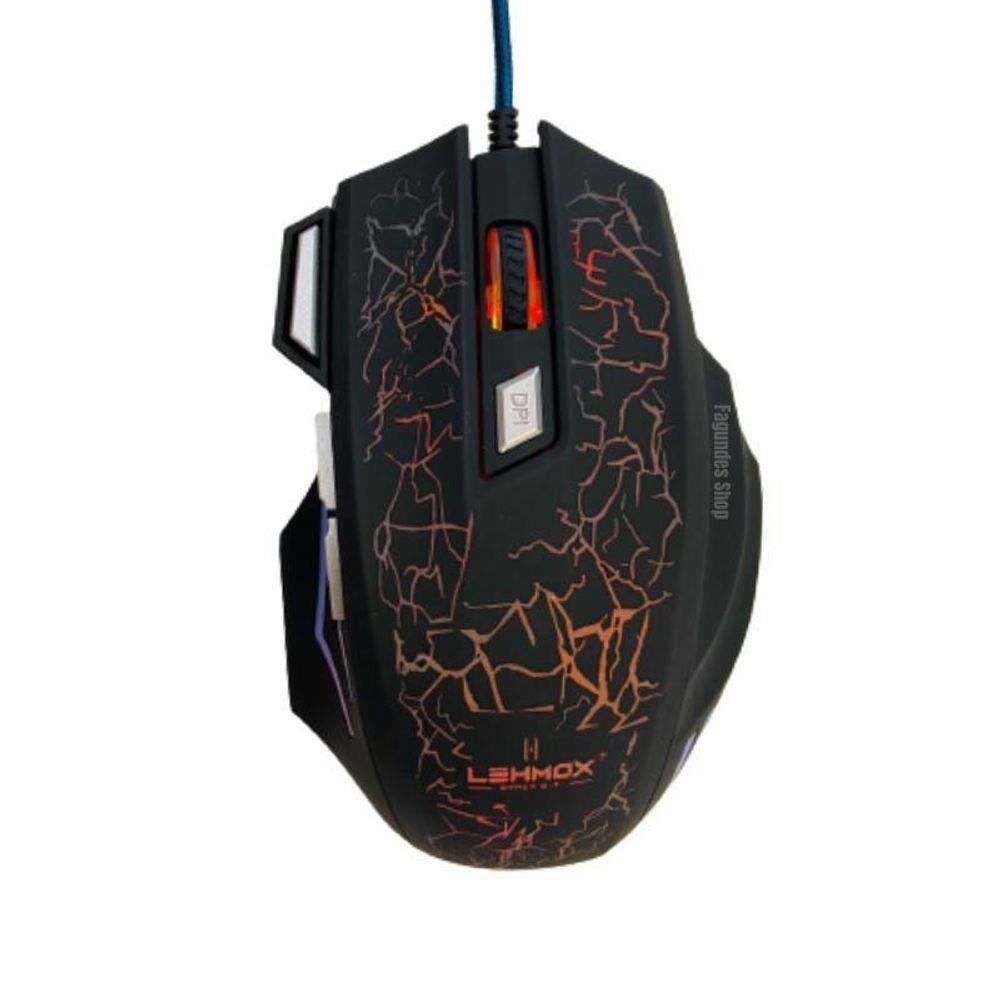 Mouse gamer jogo com led | Extra