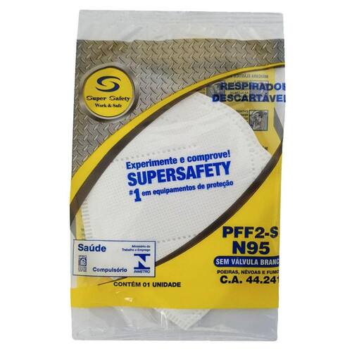 Respirador PFF2-S Branco s/ Válvula Kit | Extra