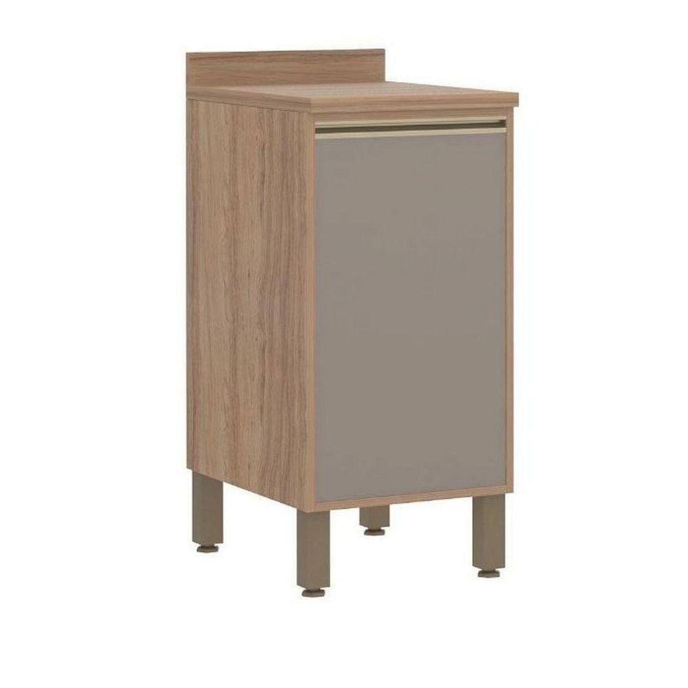 Balcao simples yara luciane vanila grafite metalico | Extra