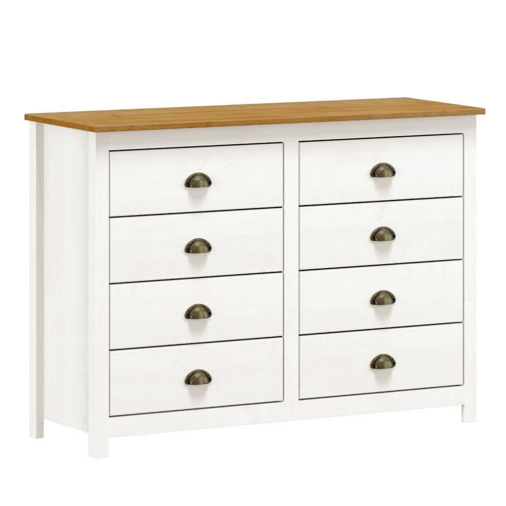 Comoda madeira macica branco | Extra